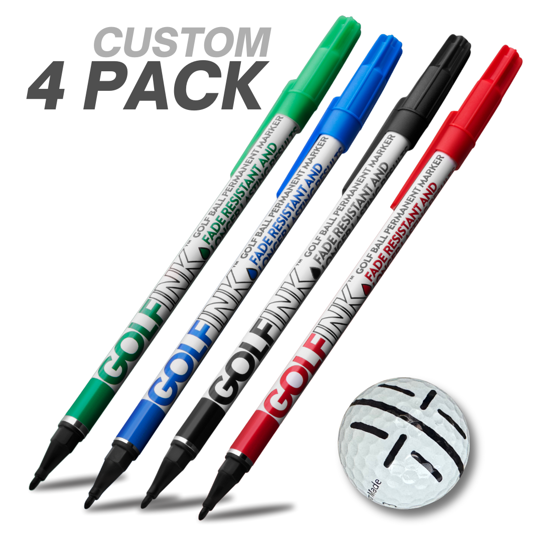 GOLFINK 4-Pack Bundle | Choose Your Colours - Custom Golf Markers
